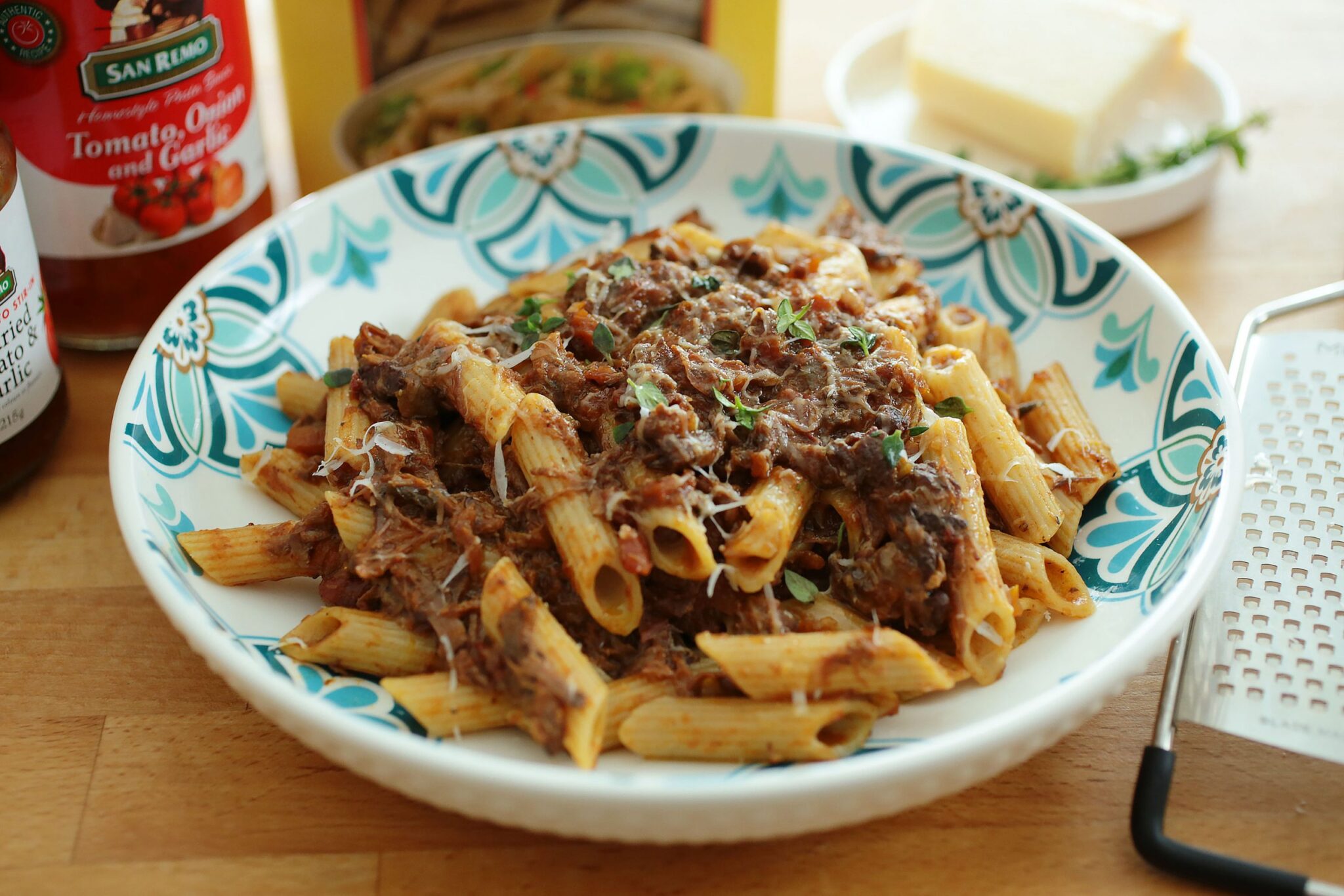 Beef Ragu Penne Pasta – The Meatmen